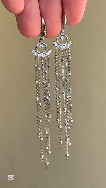 Серьги шикарные #серьги серебро #купить серьги серебро #купить роскошные серьги