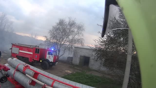 Тушение пожаров от первого лица