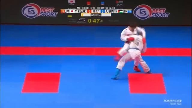 Karate 1 Rabat MALE KUMITE – 67 кг Kozaki Yugo (JPN) – Ghaith Afeef (JOR)