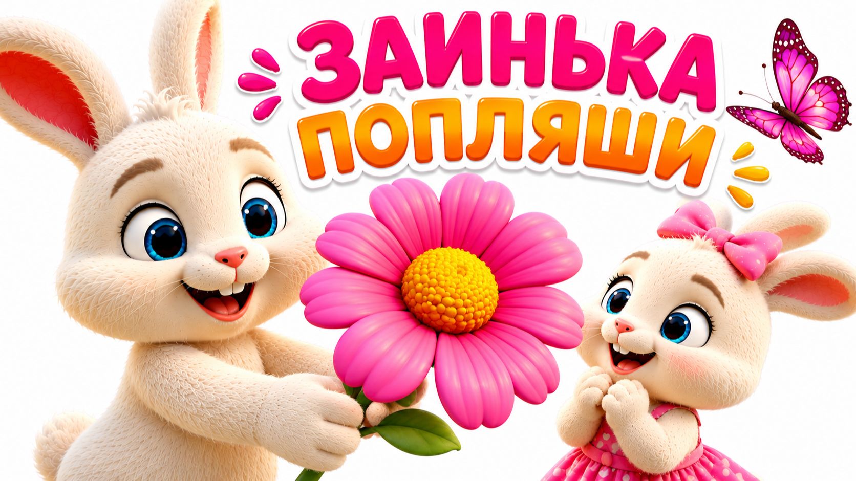 Заинька Попляши - Мульт Песенка Потешка для малышей!