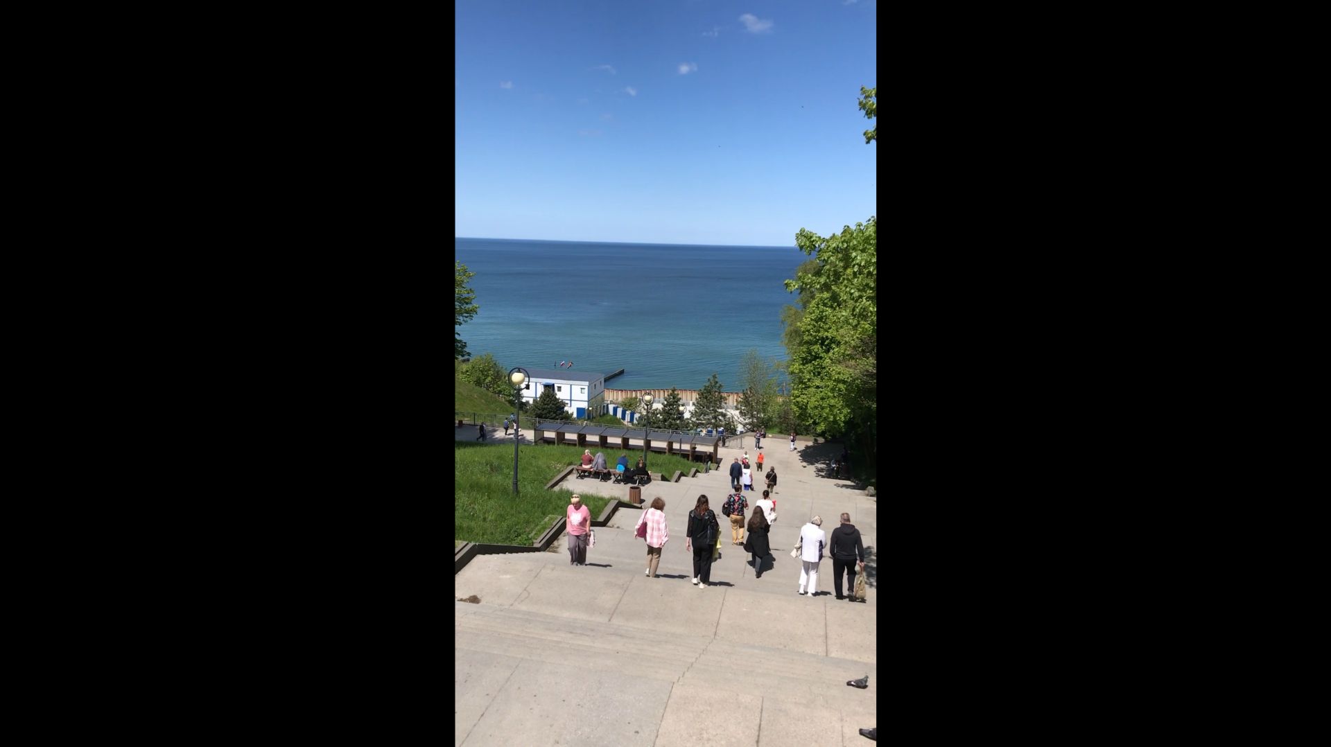 Пляж и променад в Светлогорске 25.05.2025