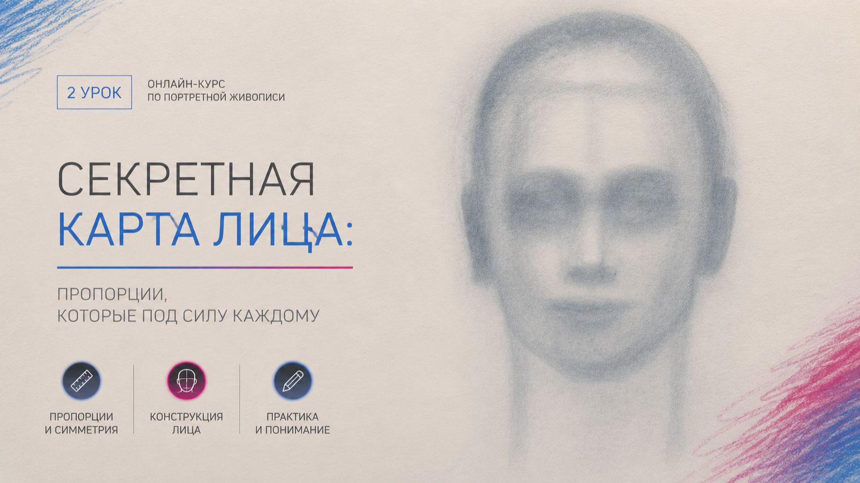 2 урок	Секретная карта лица: Пропорции, которые под силу каждому