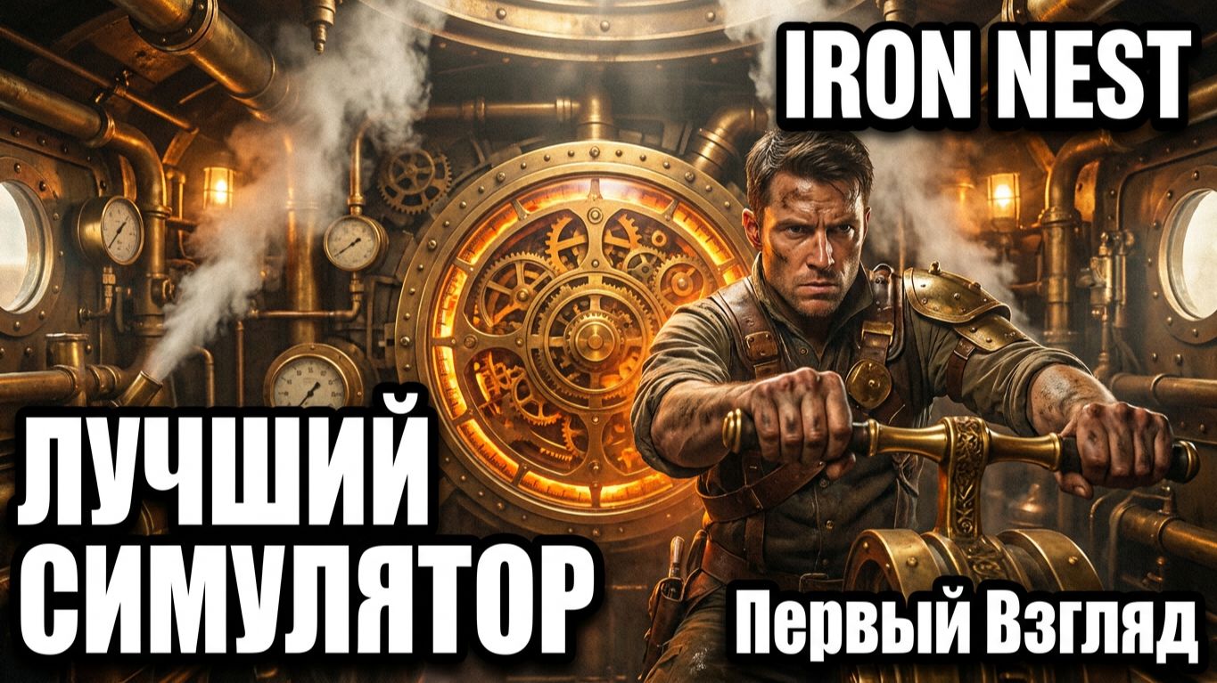 IRON NEST: Heavy Turret Simulator - СИМУЛЯТОР ТЯЖЕЛОГО ОРУДИЯ🕹Первый взгляд, обзор геймплей Demo