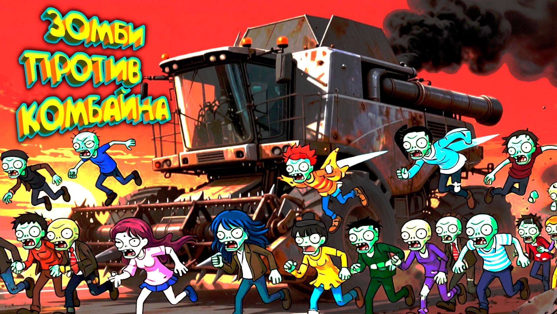 КОМБАЙН ПРОТИВ 1000 ЗОМБИ ◈ Harvester vs. Zombies