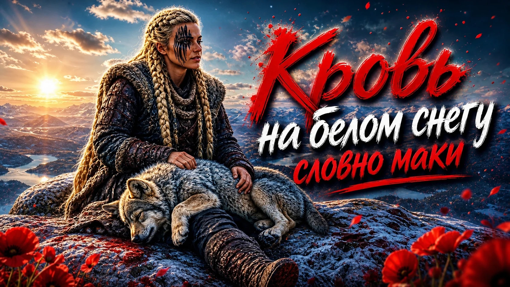Кровь на белом снегу  словно маки ( часть 2.)