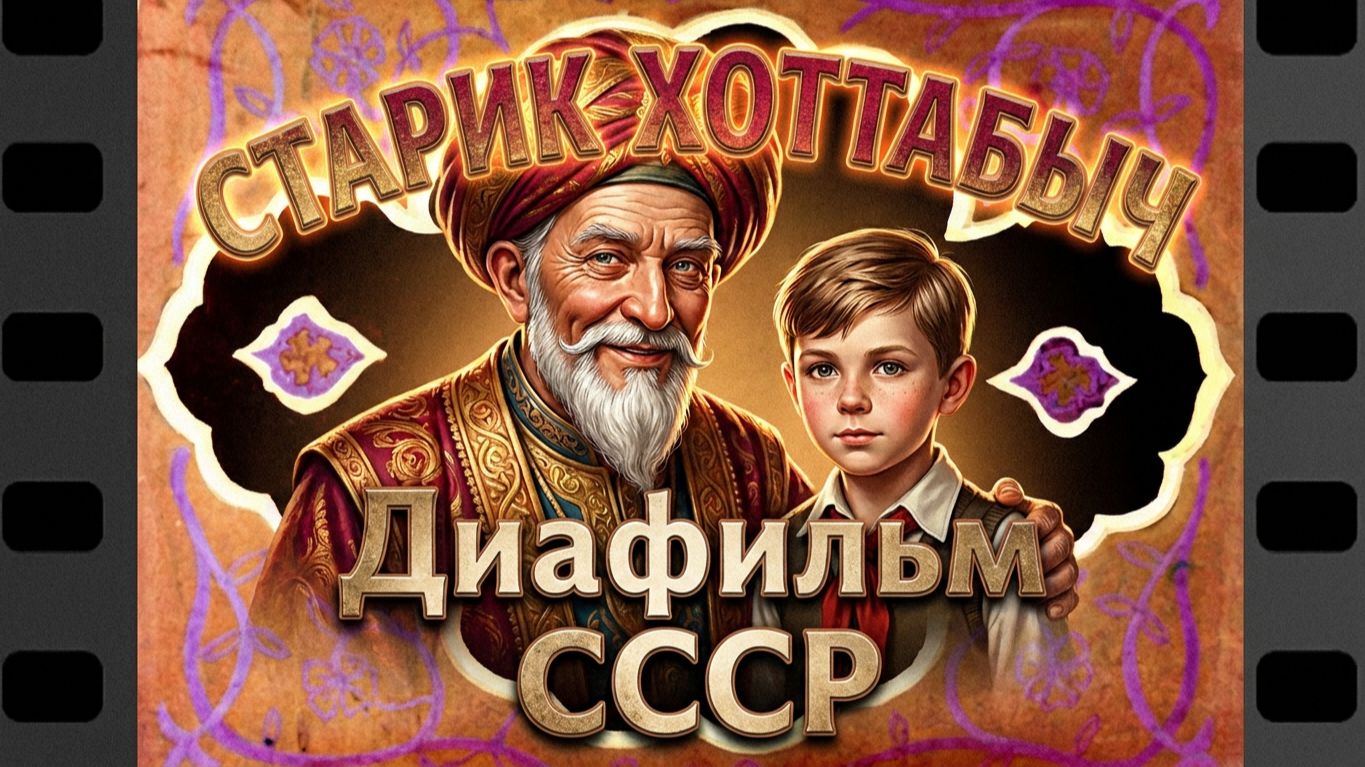 Старик Хоттабыч. Диафильм. (Озвученный)