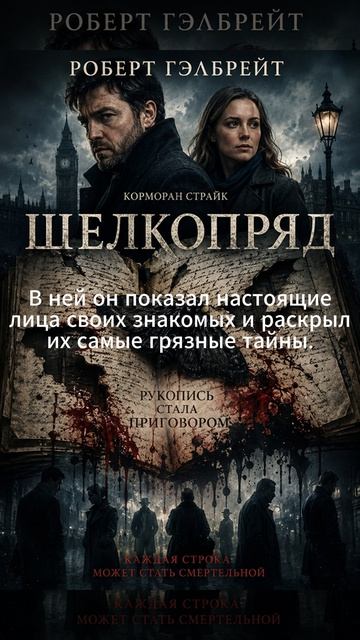 Роберт Гэлбрейт   Шелкопряд     #детектив #аудиокнига #слушатьаудиокнигу
