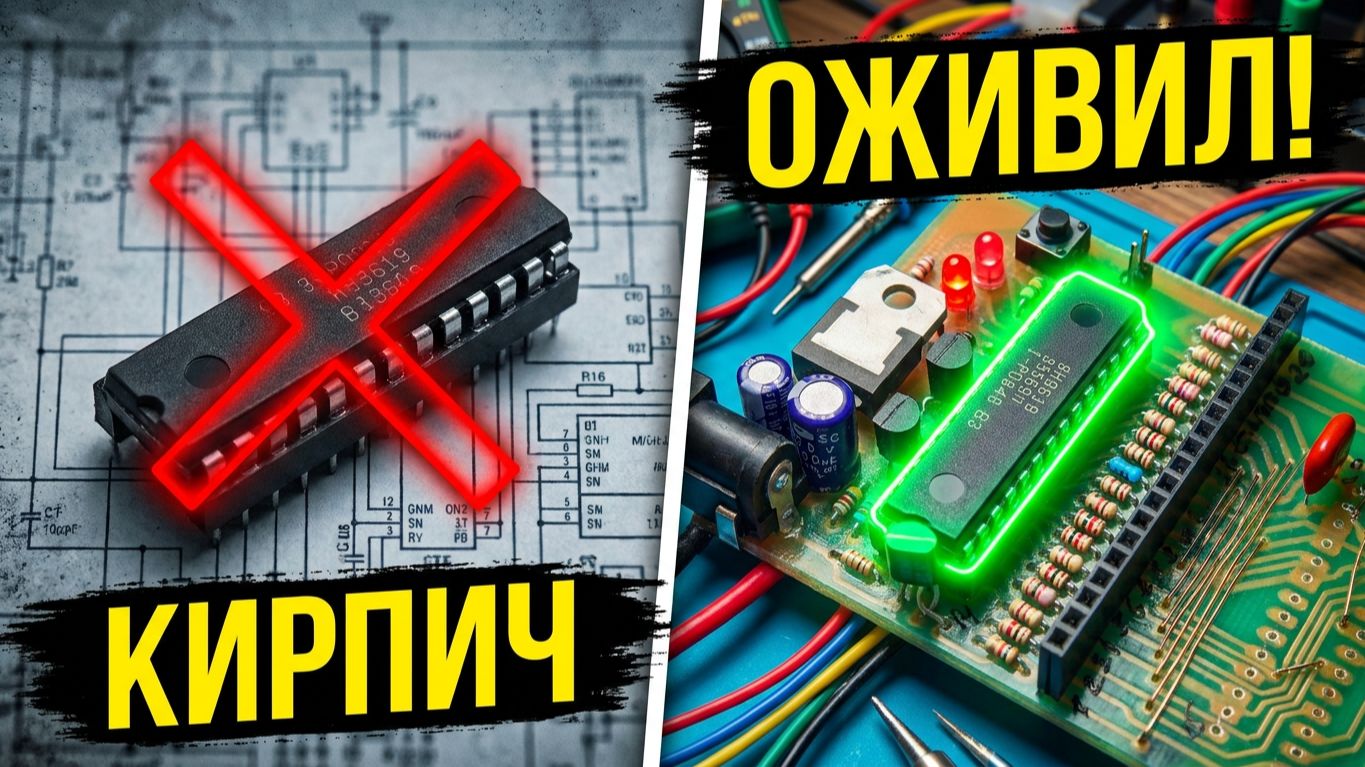Прошивка МК Fuse доктора Восстановление МК