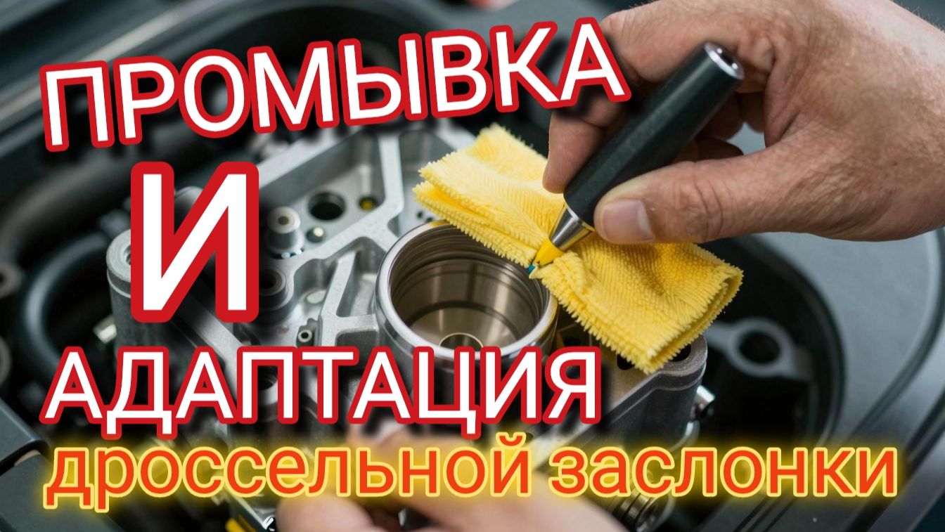 Как правильно промыть дроссельную заслонку. Как адаптировать дроссельную заслонку