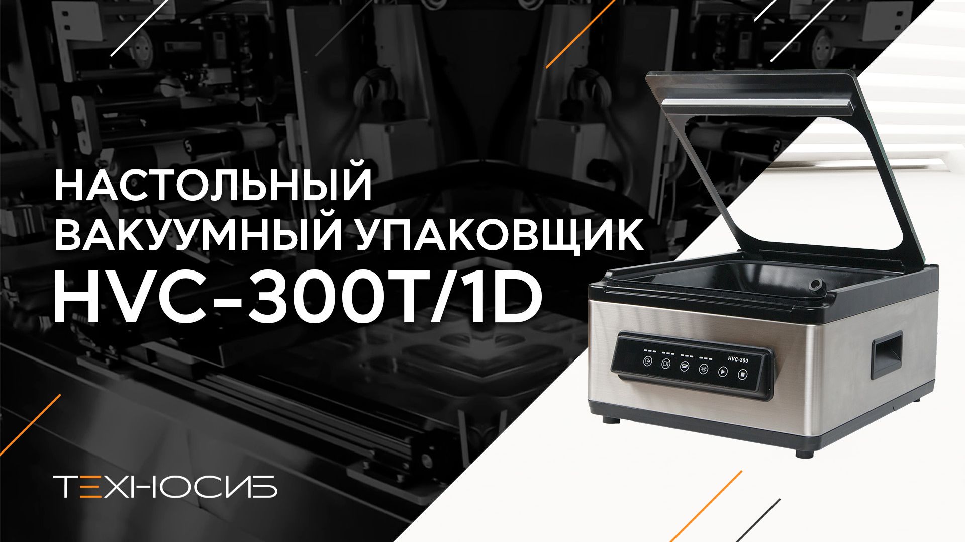 Настольная вакуум-упаковочная машина HVC-300T/1D SS