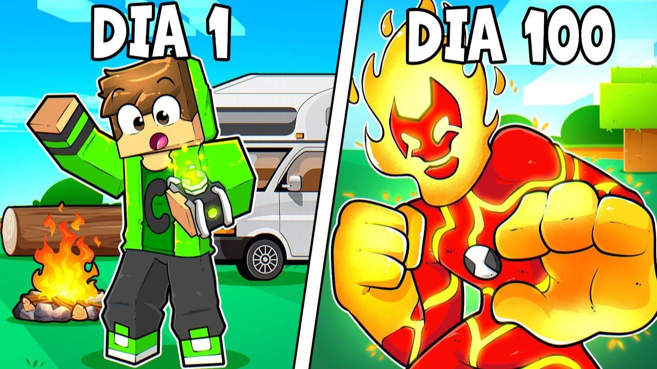 Я СТАЛ BEN 10 И ВЫЖИВАЛ 100 ДНЕЙ В MINECRAFT