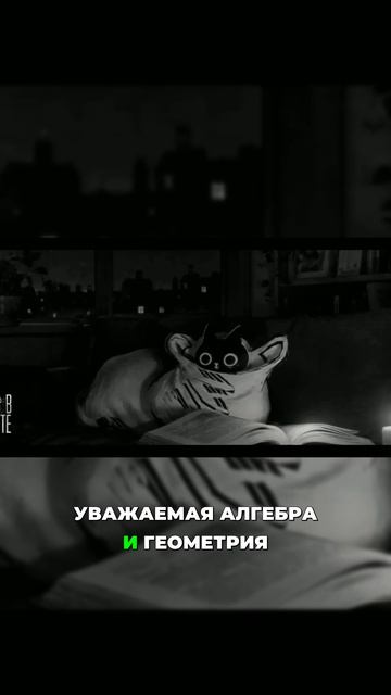 Учитель, отправьте алгебру и геометрию кормить утконосов йогуртами!