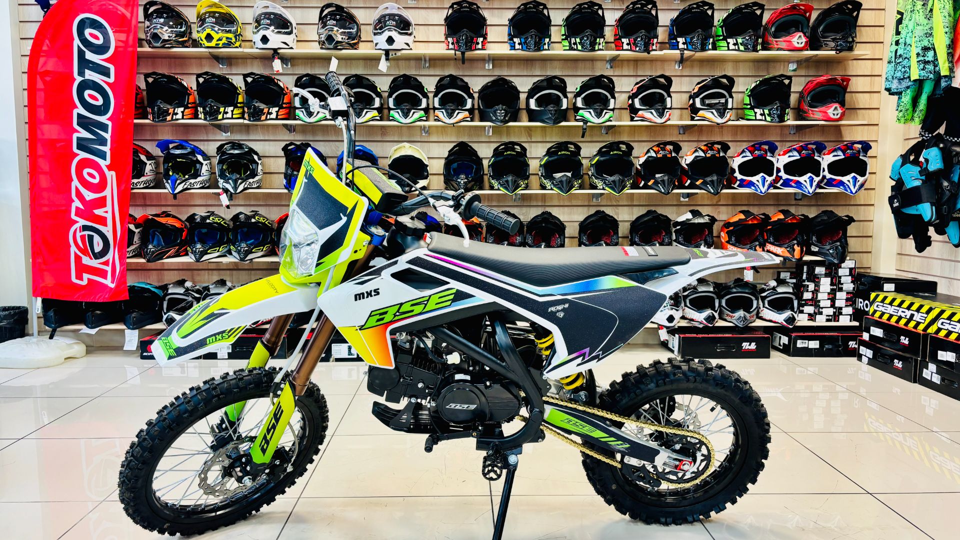 Питбайк BSE MXS 125 17 14 FJ Green(бсс) (4)