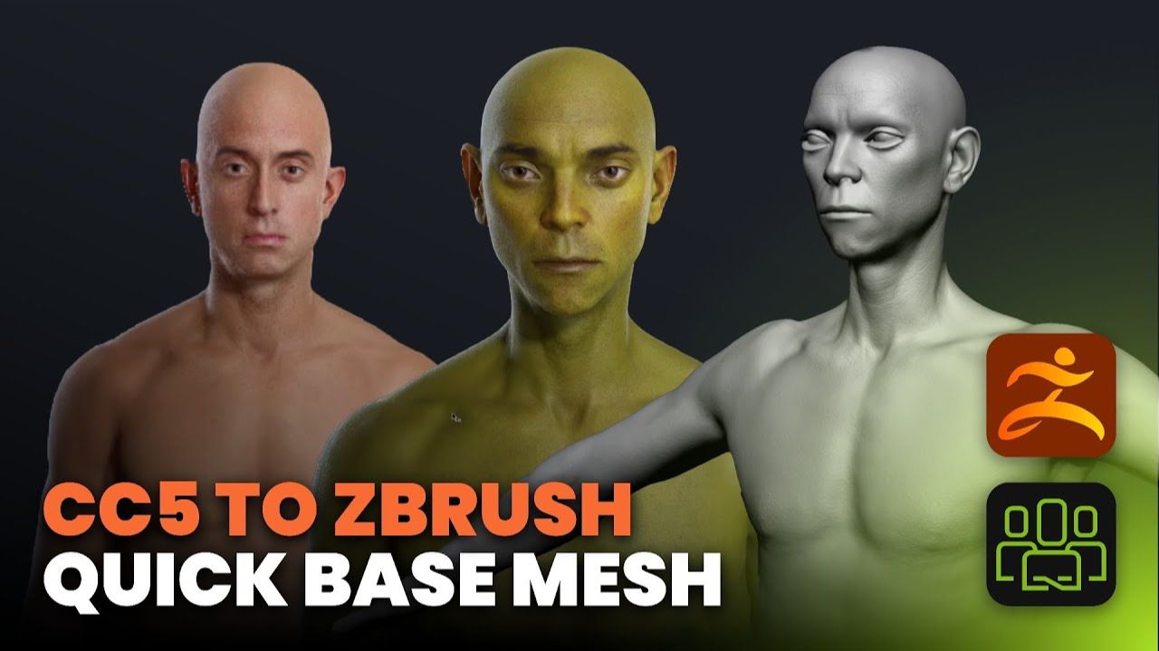Анатомия силуэта: Создаем безупречный фундамент персонажа для ZBrush в Character Creator 5