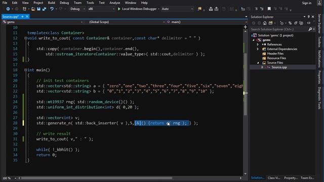 #07 C++ Жемчужины STD - Генераторы