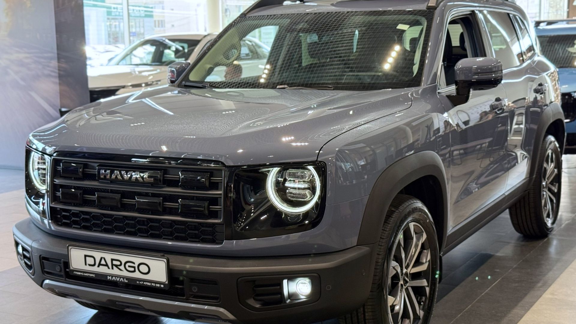 HAVAL Dargo в комплектации Техно+ серый салон черный