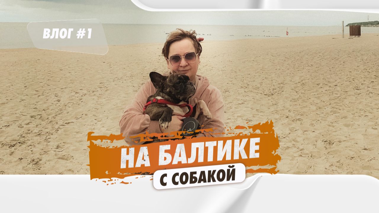 НА БАЛТИКУ с собакой. Влог #1