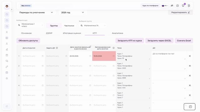 КТП. Платформа Импульс