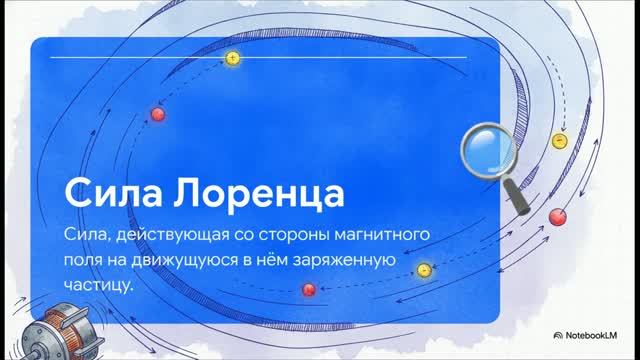 Физика 11 класс 4 Действие магнитного поля на движущуюся заряженную частицу Сила Лоренца