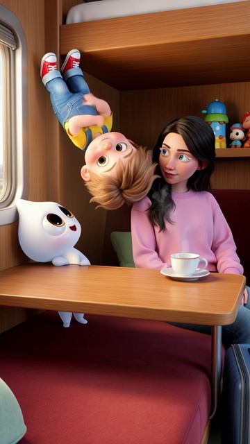 Семья садится в поезд 🚂 Премьера песни «Купи Купе» — 6 июля