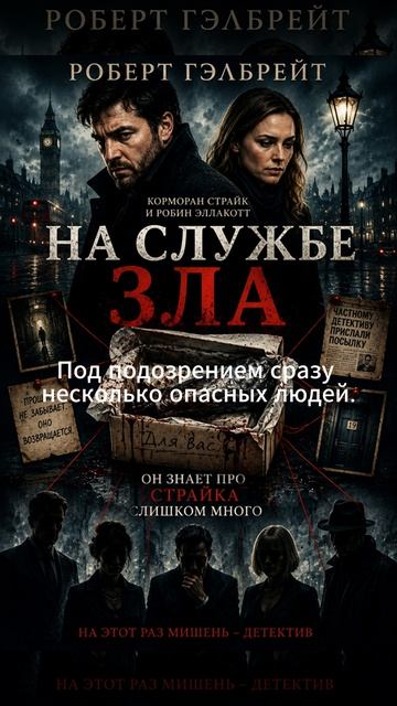 Роберт Гэлбрейт   На службе зла     #детектив #аудиокнига #слушатьаудиокнигу