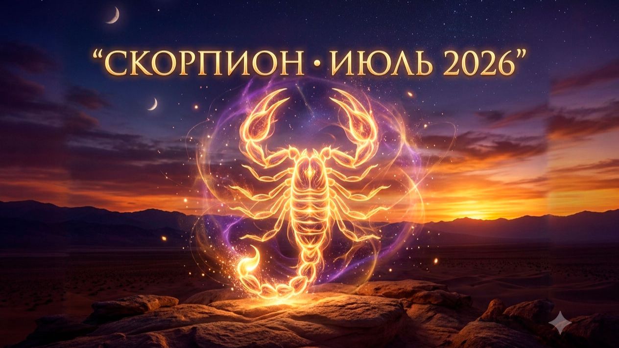 Гороскоп для Скорпиона на июль 2026: от внутренней истины к внешнему триумфу