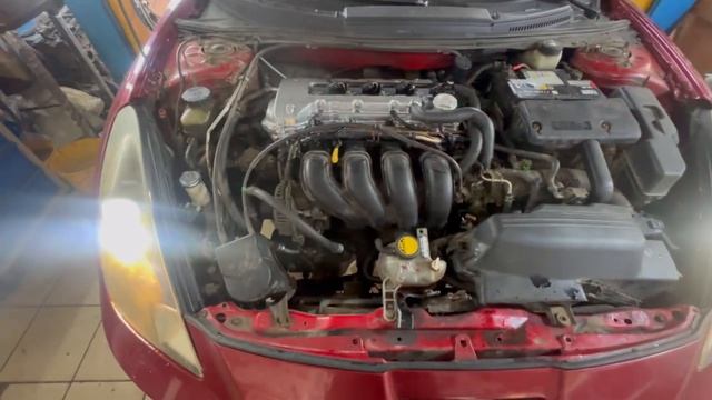 Работа нового двигателя Toyota 1ZZ 1.8 L
