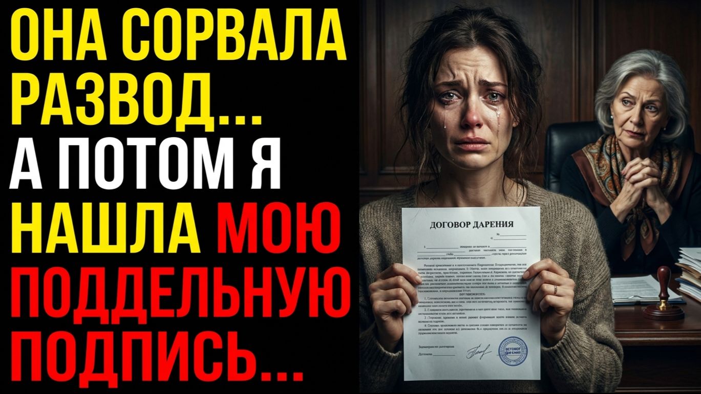 Истории из жизни После скандала у нотариуса я нашла документ, который разрушил всю их ложь. Аудиокни