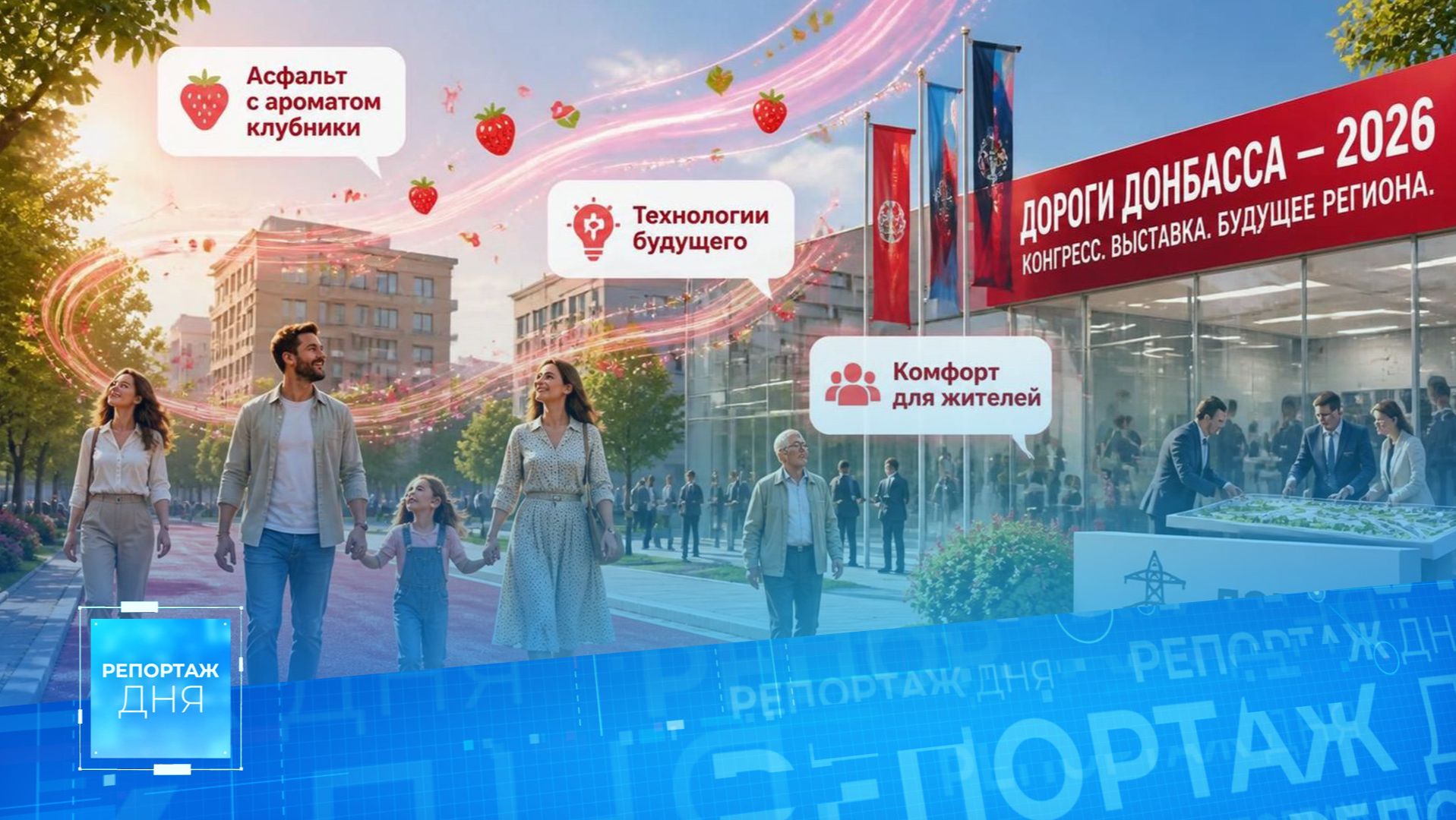Дороги с ароматом «лета»! Какие ещё неожиданные идеи предложили на конгрессе «Дороги Донбасса — 2026
