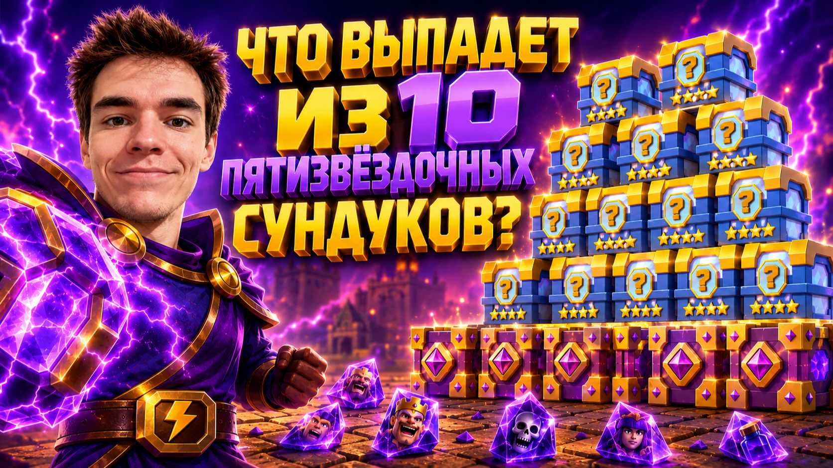 ОТКРЫВАЮ ОЧЕНЬ МНОГО СУНДУКОВ В CLASH ROYALE