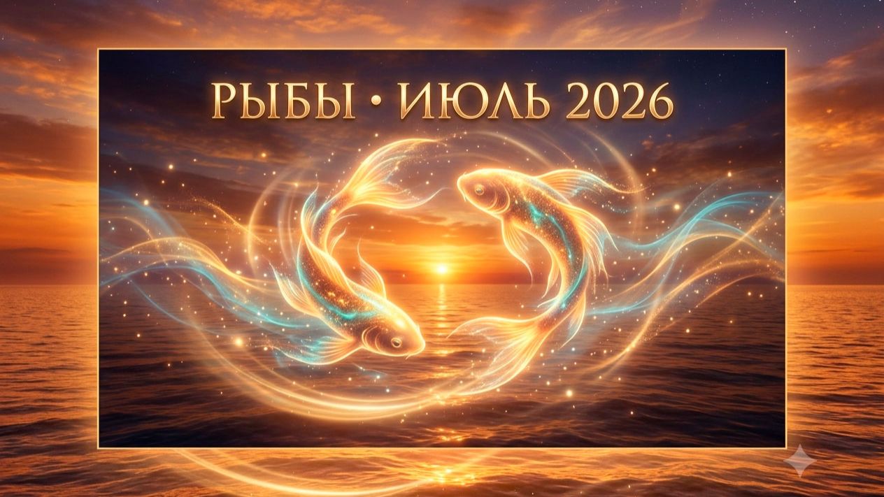 Гороскоп для Рыб на июль 2026: когда мечта обретает вес и монетизируется