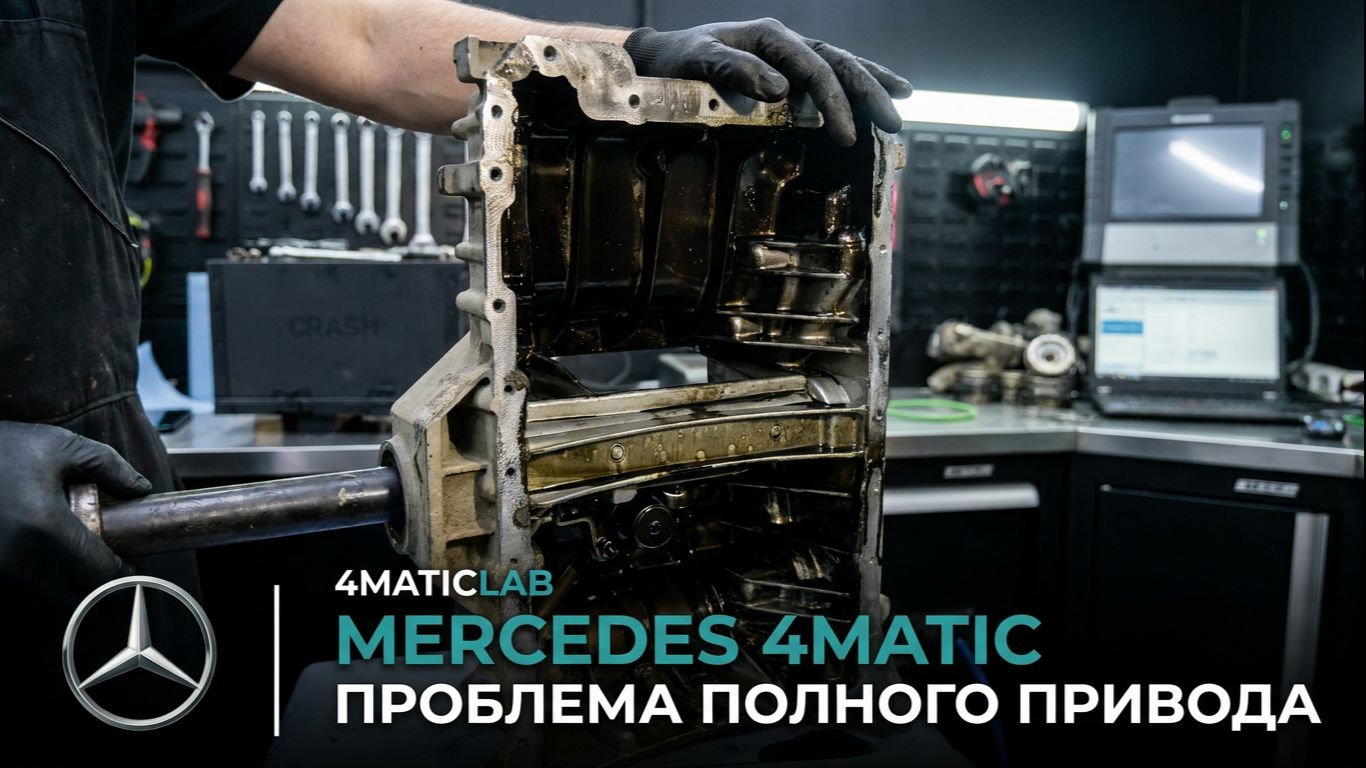 Проблема полного привода CLS W218 W257 и других моделей Mercedes коротко о главном