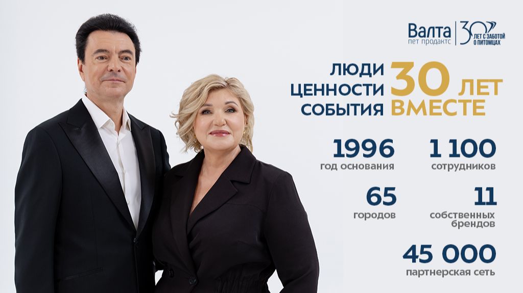 30 лет — по-настоящему важная дата для «Валты»!