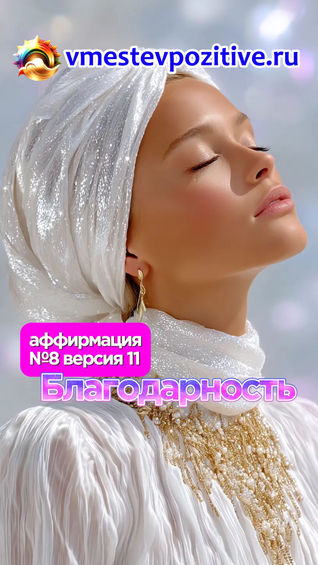 Affirmation. Female. №8. Благодарю! (v11)