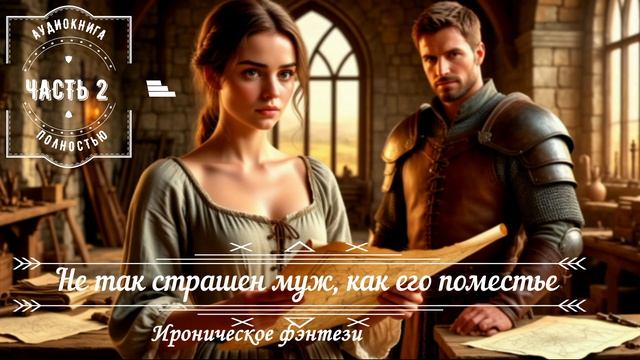 📚 Не так страшен муж, как его поместье | АУДИОКНИГА ПОЛНОСТЬЮ 🏰 Ироническое фэнтези 👉 ЧАСТЬ  2️⃣