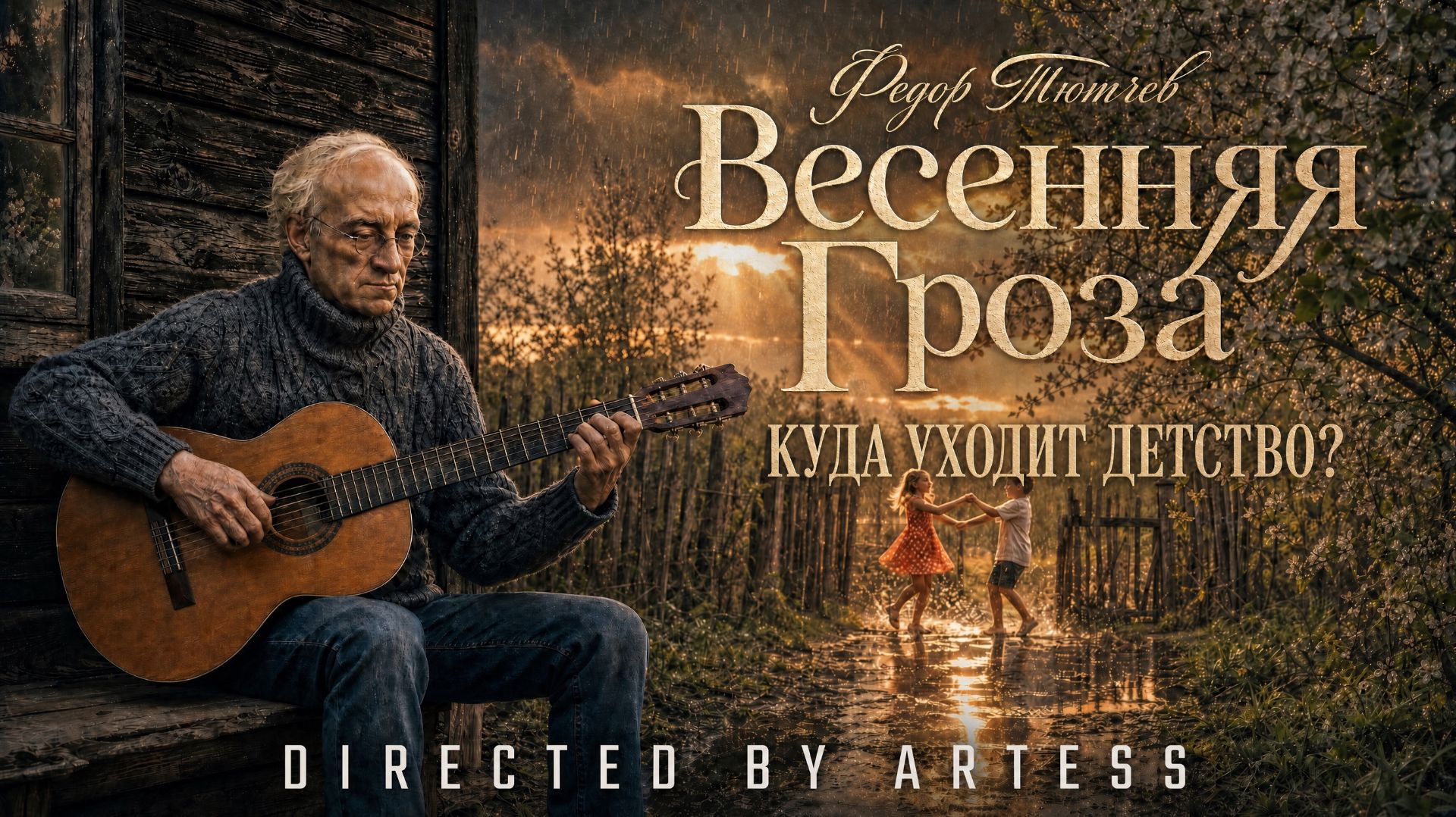 Федор Тютчев - Весенняя гроза. Родом из детства.