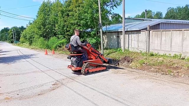 Мини погрузчик МиниП 2-30 3-30 и 1-30 Делаем новый въезд