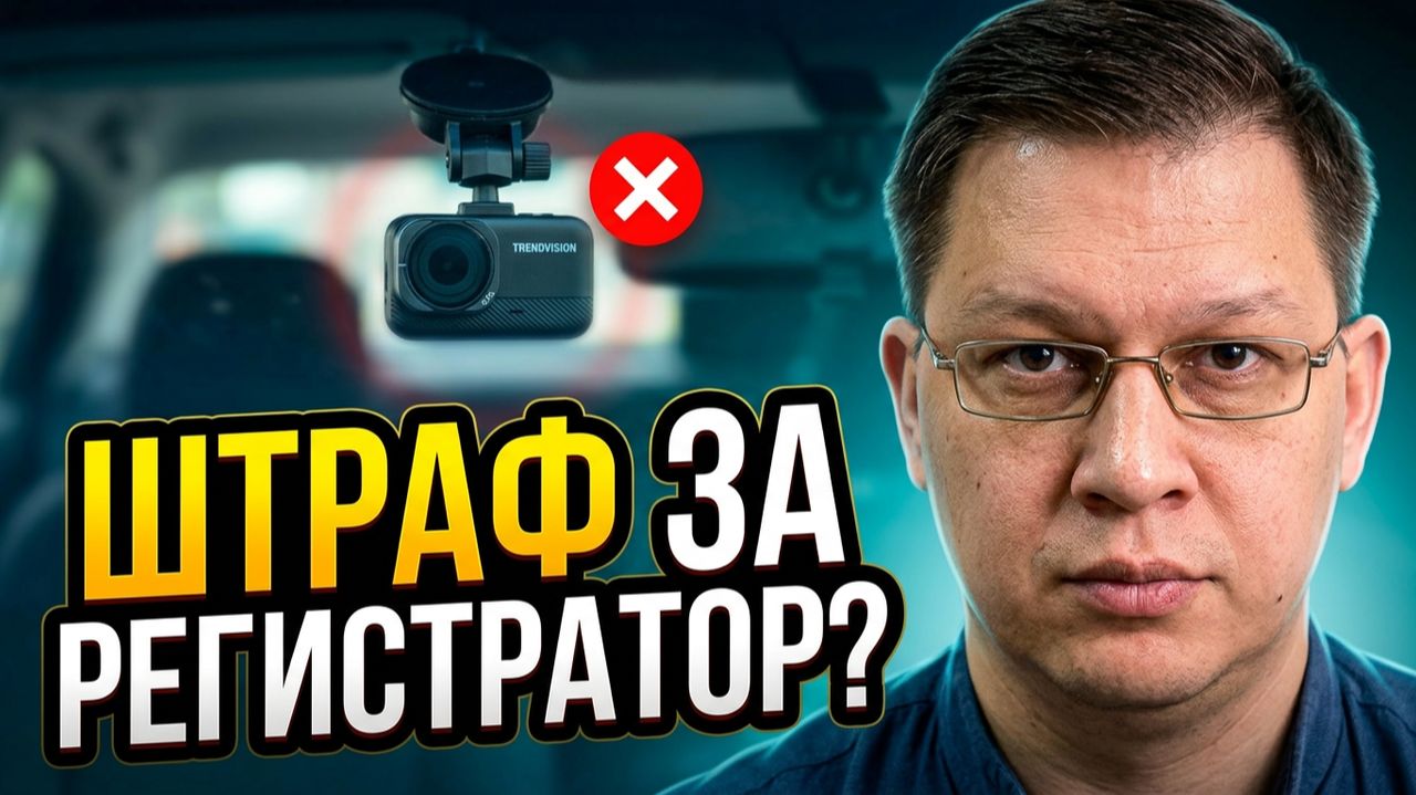 Штраф за видеорегистратор 2026: разъяснение ГИБДД!