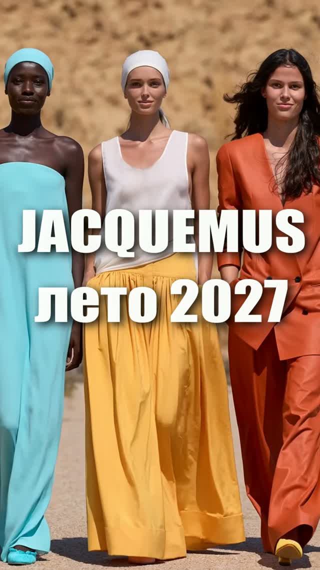 ❤️ JACQUEMUS коллекция весна-лето 2027 прошедший во Франции на острове