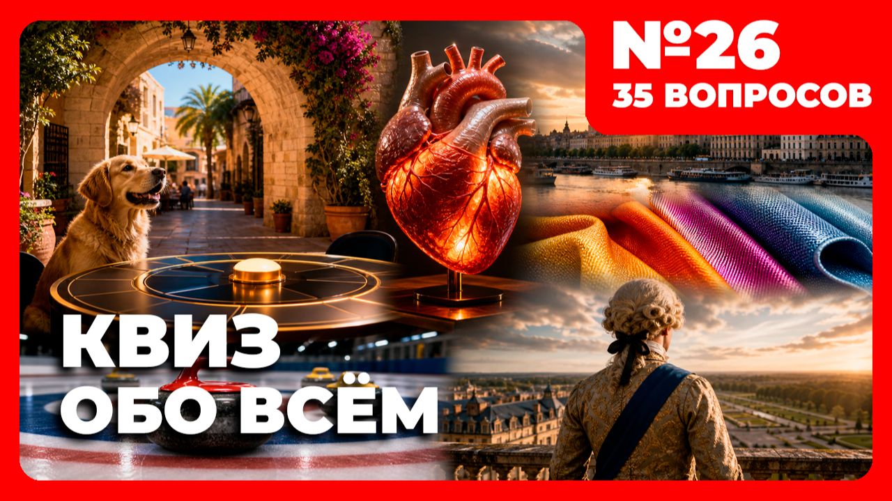 Квизы обо всём 🧠