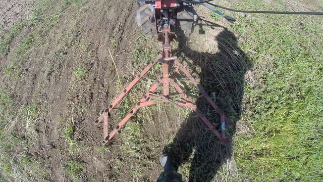 мотоблок Боксбот с бороной