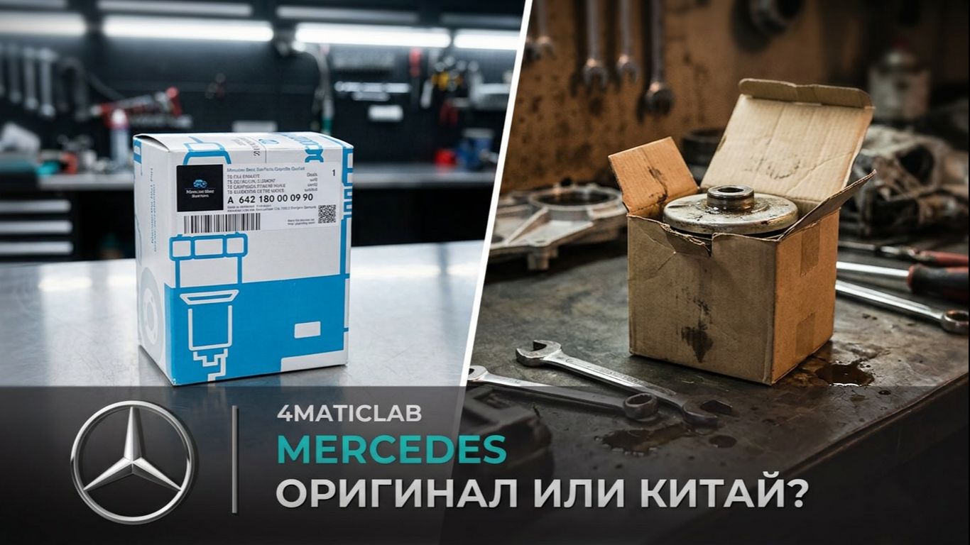 Не покупайте китайские запчасти на Mercedes