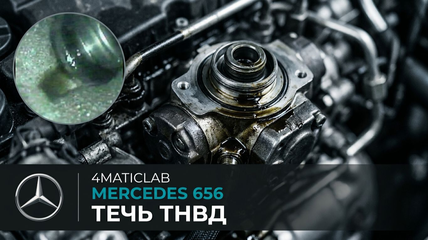Течь ТНВД на Mercedes