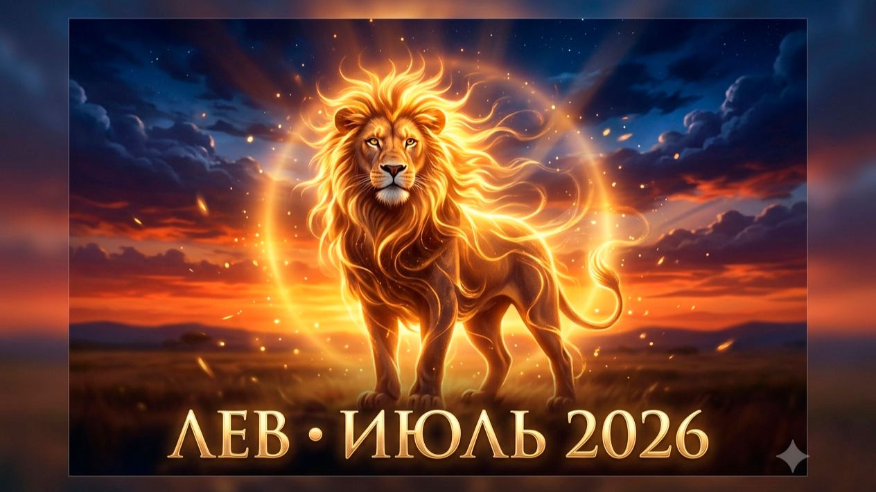 Гороскоп для Льва на июль 2026: от священной тишины к триумфу