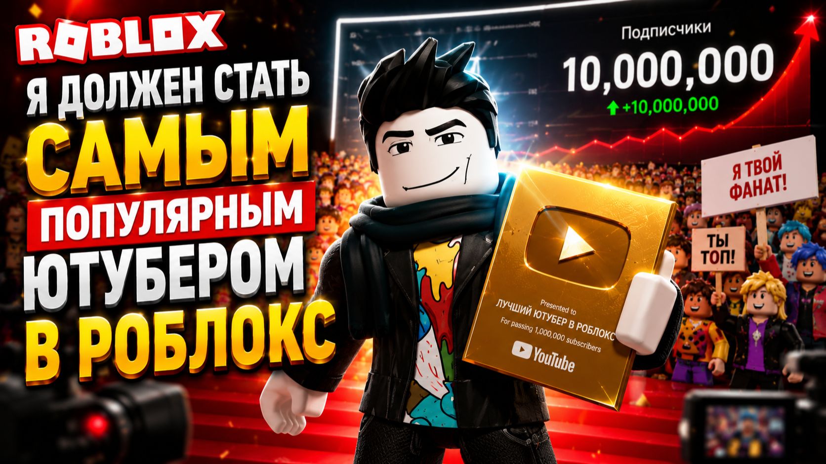 Я ДОЛЖЕН В ЭТОЙ ИГРЕ СТАТЬ САМЫМ ПОПУЛЯРНЫМ БЛОГЕРОМ В Roblox