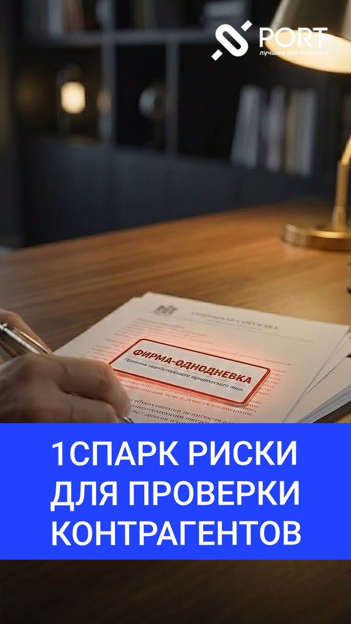 1СПарк Риски для проверки контрагентов в рамках сопровождения 1С