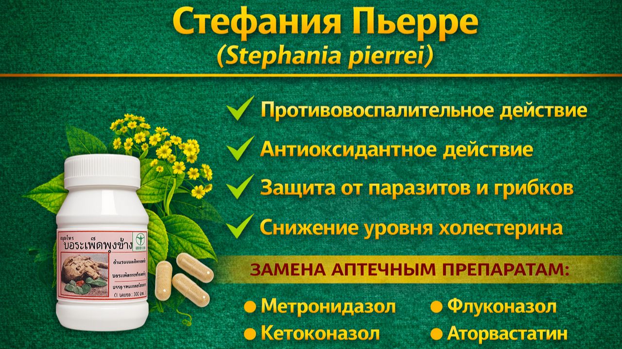 Стефания Пьерре (Stephania pierrei) капсулы