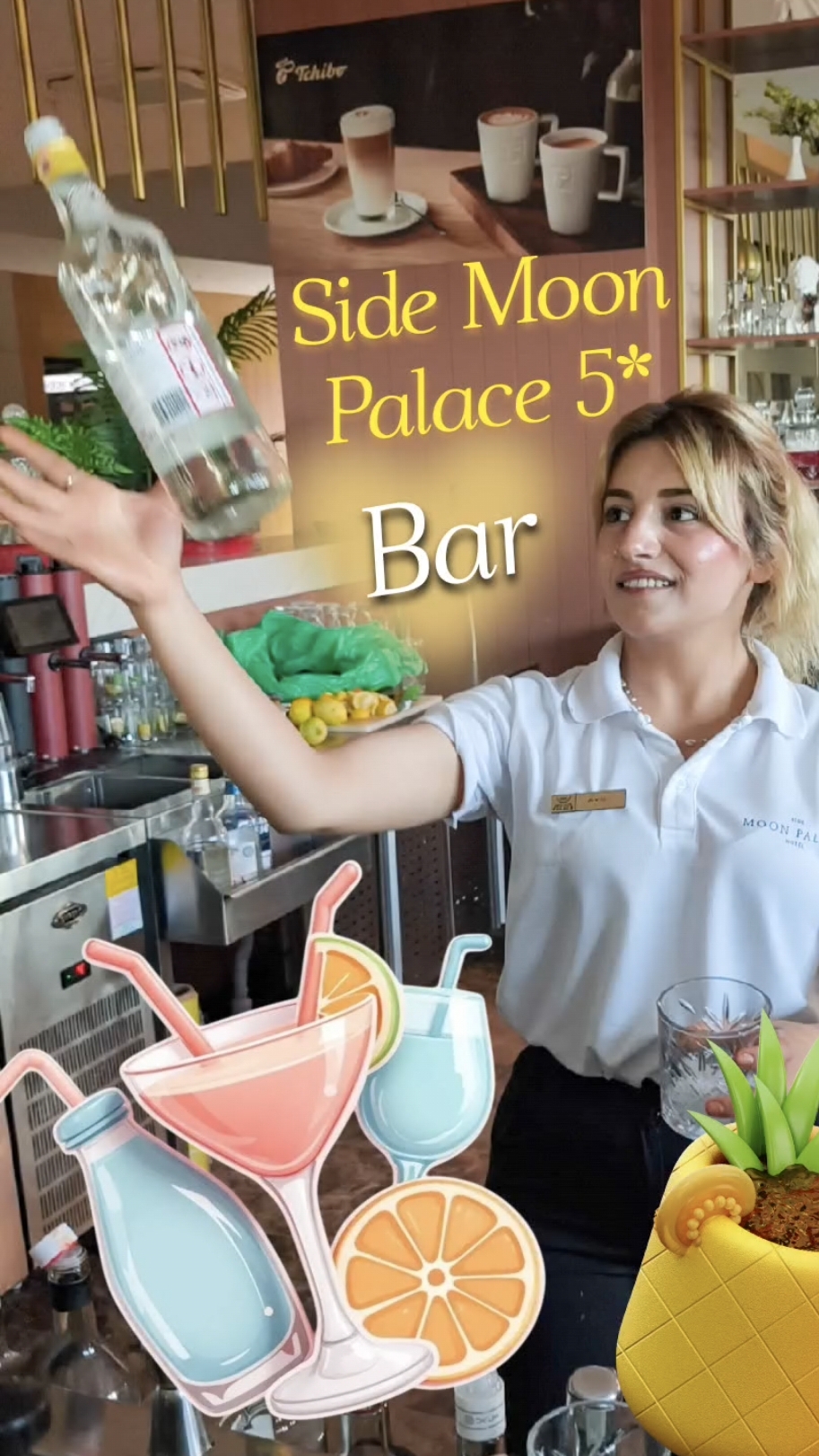 Бар в Side Moon Palace 5*. Отдых в Турции летом 2026. Отели Сиде. Путешествие в Турцию. Отели Турции