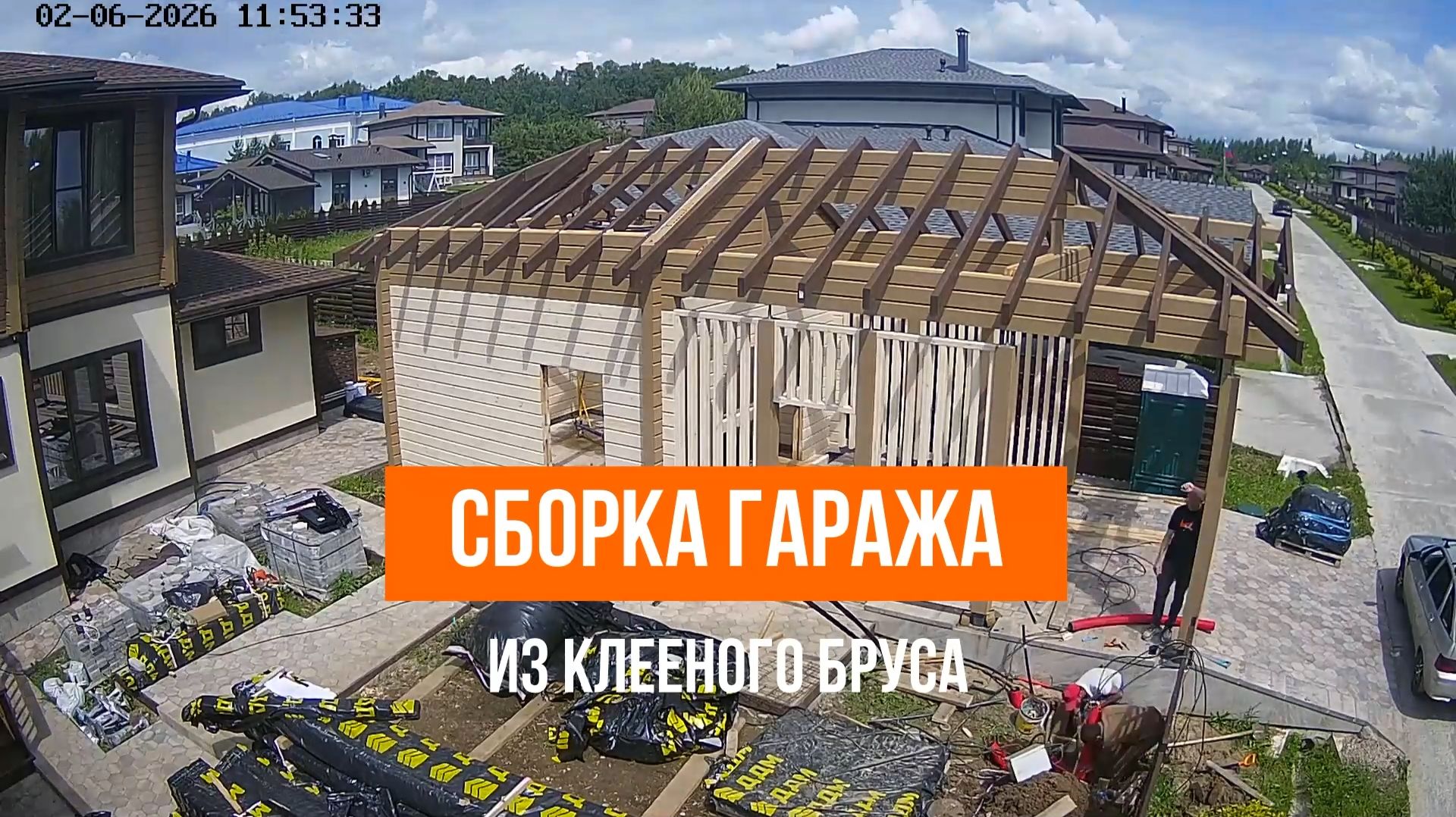 Беседки, навесы и другие МАФ из клееного бруса