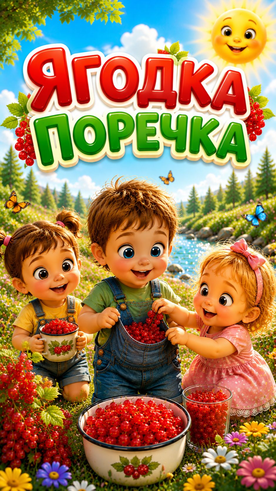 Ягодка Поречка - Мульт Песенка Потешка для малышей!